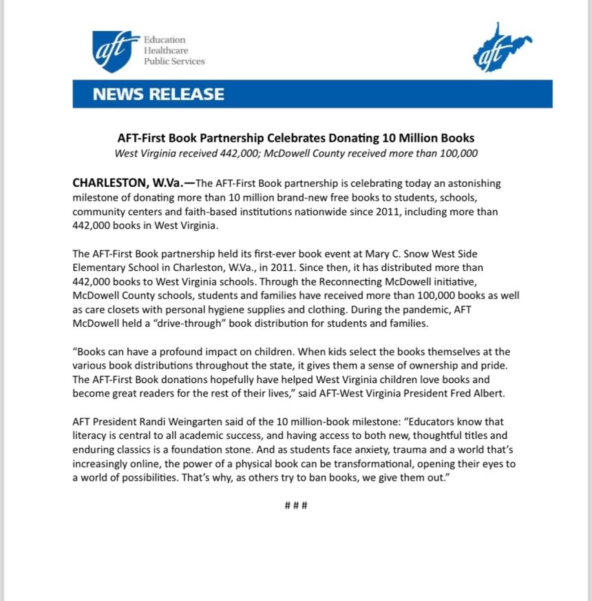 AFT West Virginia | AFT Stateweb